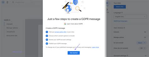 How To Create A Gdpr Consent Message Adsense Winsome Ismail My