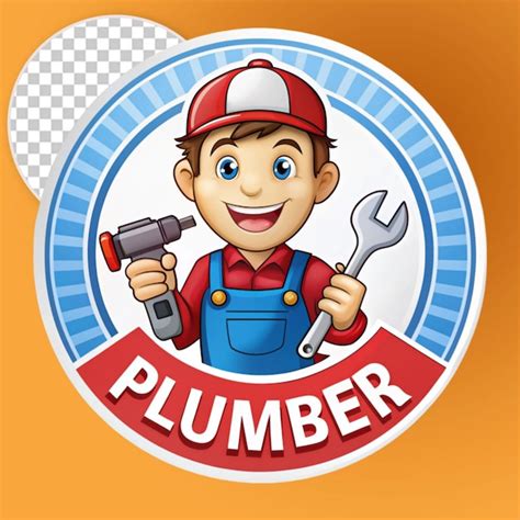 The Plumber Sticker Premium Ai Generated Psd