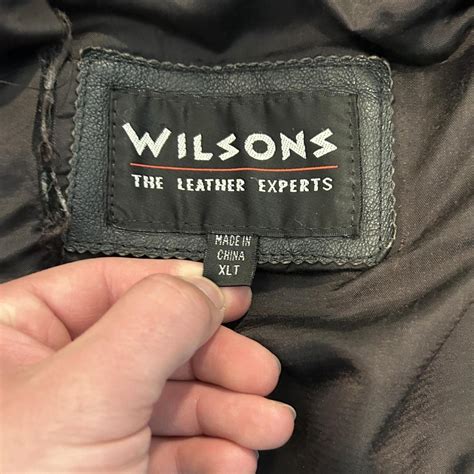 Vintage Wilsons Leathers 90s Leather Jacket Mens Depop