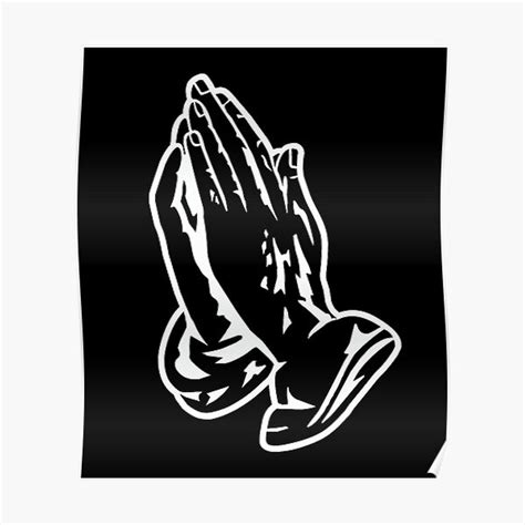 Drake Praying Hands Logo Premium Matte Vertical Poster Sold By Ronalc
