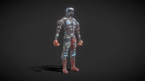 Boxer Robot 3d Model By Mihirdoesvfx [0c83155] Sketchfab