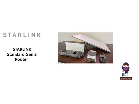 Starlink Standard Gen 3 Router User Guide Manuals