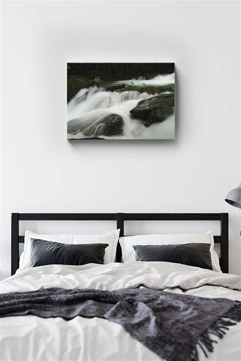 Freezing Running Water Canvas Artdesign
