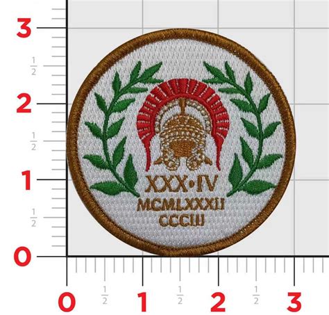 Official Hmlat 303 34th Anniversary Shoulder Patch Custom Patches