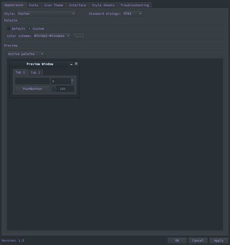 github midnitesunrise qt dark theme for qt