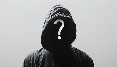 Unknown Character Incognito On White Background Premium Ai Generated Image