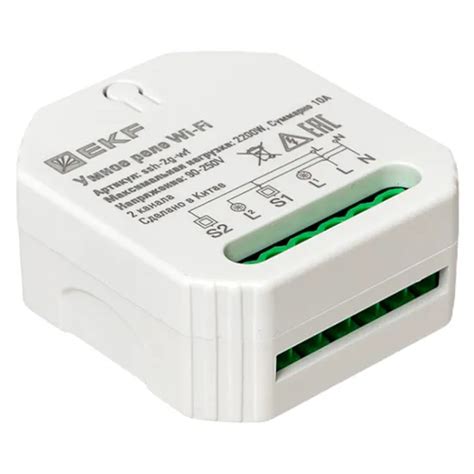 Умное реле в подрозетник 2-канальное Wi-Fi EKF Connect купить за 1671 ...