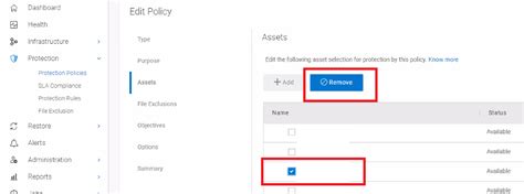PowerProtect Data Manager Unable To Remove Assets From Protection Policy Dell Mongolia