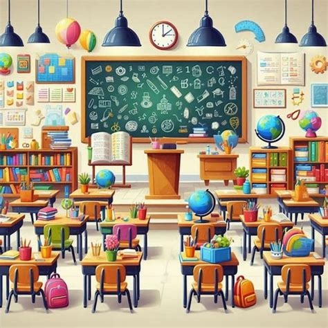 Back To School School Supplies Classroom Settings Educationrelated