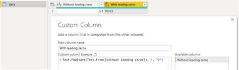 How To Add Leading Zeros In R Power Query DAX Or Excel
