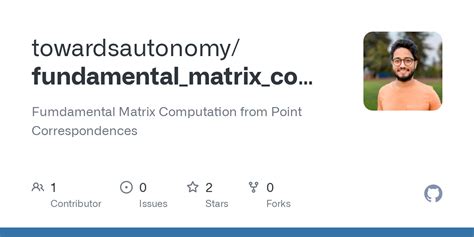 github towardsautonomy fundamental matrix computation fumdamental