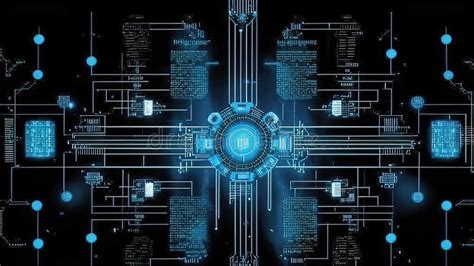 Abstract Technology Background For Machine Learning And Big Data