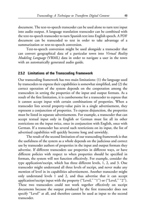 Transcoding A Technique To Transform Digital Content Pdf Web Design And Html Internet