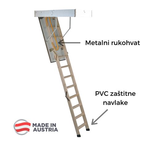 Praktik Plus Drvene Tavanske Stepenice 60 X 120 Cm Tavanske Stepenice