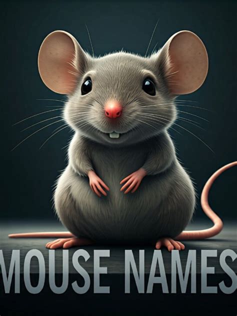 Mouse Names Ideas Cute Famous Funny Male And Female