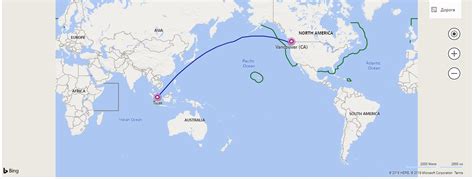 Angular Bingmaps Api Polylines Located In Different Semispheres