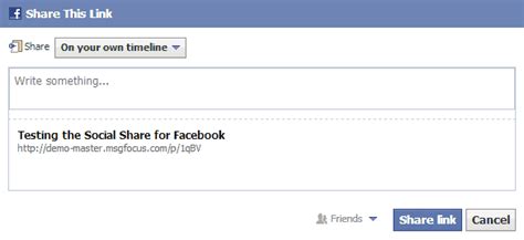 sharing on facebook quickly customize your social share link adestra
