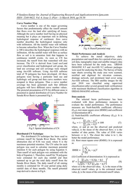 Rainfall Runoff Modelling Using Modified Nrcs Cnrs And Gis A Case