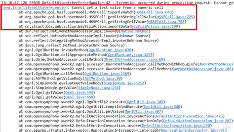 关于poi导入excel表时报javalangillegalstateexception Cannot Get A Text