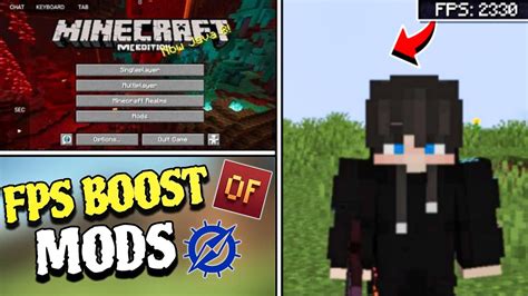 best fps boost mods minecraft java pojavlauncher youtube