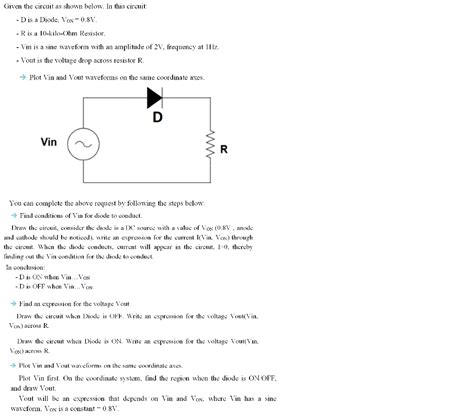 Solved Given The Circuit As Shown Below In This Circuit Chegg Com