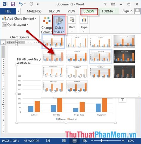 Insert And Edit Charts In Word