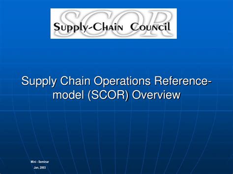 PPT - Supply Chain Operations Reference- model (SCOR) Overview PowerPoint Presentation - ID:6241561