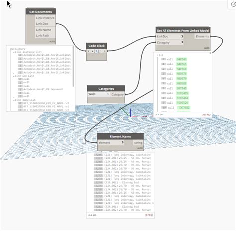 Getting Elements From Linked File Revit Dynamo