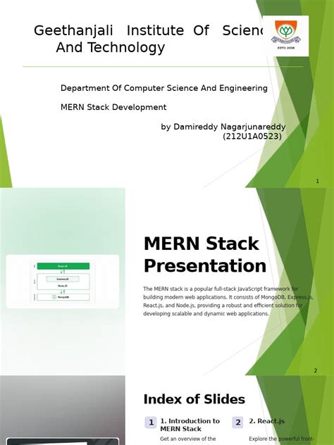 Mern Stack Presentation2 Pdf Java Script Document Object Model