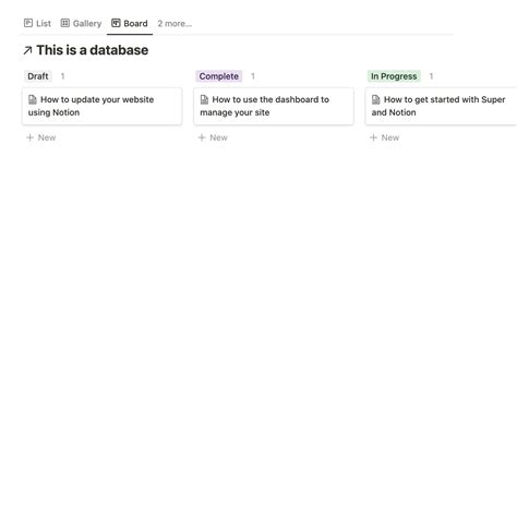 Managing Content In Notion Using Databases