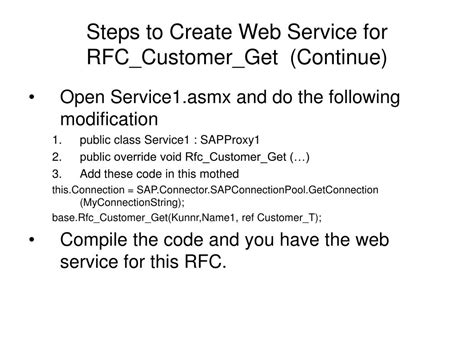 Ppt Create Sap Web Service With Sap Net Connector In 5 Minutes Powerpoint Presentation Id
