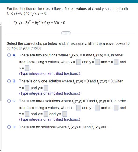 solved for the function defined as follows find all values