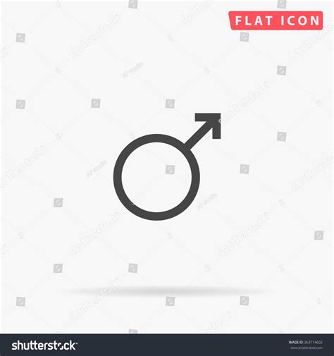 Man Sex Icon Vector 363714602 Shutterstock