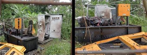 ဒိုက်ဦးတွင် မိုင်းတဲတာဝါတိုင် မိုင်းခွဲဖျက်ဆီးခံရမှုကို လာရောက်စစ်ဆေးသည့် စစ်ကောင်စီယာဉ်များ