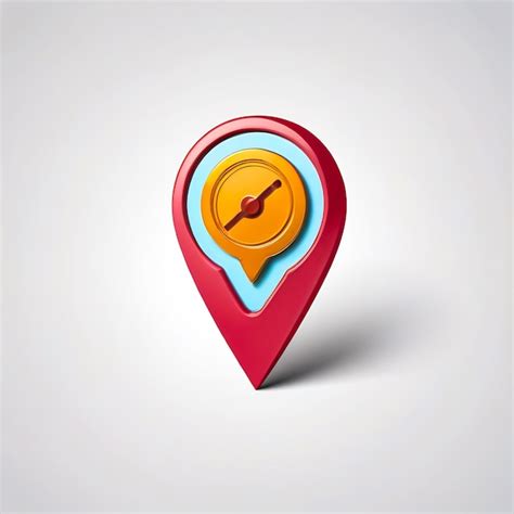 Premium Photo 3d Gps Icon Pin Marker Location Map Pointers
