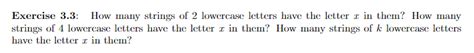 solved exercise 3 3 how many strings of 2 lowercase letters