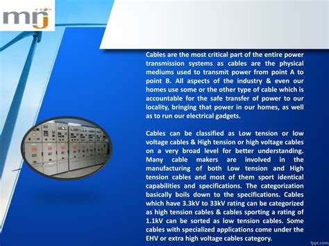 PPT Difference Between HT And LT Cables PowerPoint Presentation Free Download ID 9770488