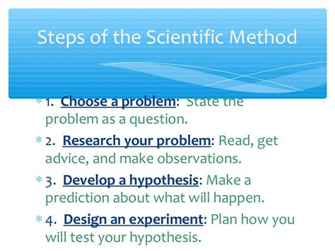 Scientific Method And Variables