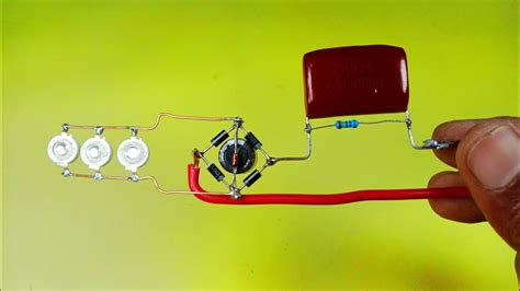 How To Make V AC To V DC Circuit Without Transformer YouTube