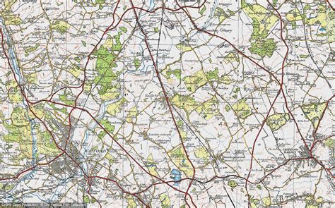 Historic Ordnance Survey Map Of Radlett 1920