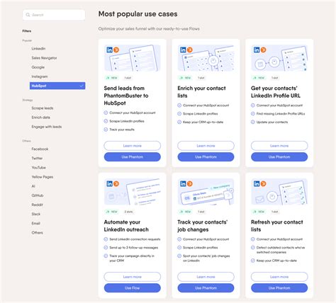 PhantomBuster Integrations Overview | PhantomBuster