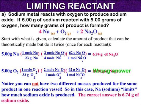 Mastering Limiting Reactant And Percent Yield Worksheet Answers Unveiled