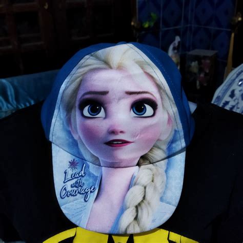 Frozen Elsa Cap With Braided Hair On Carousell