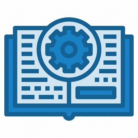 Hardware Manual Book Guidebook Setting Computer System Icon