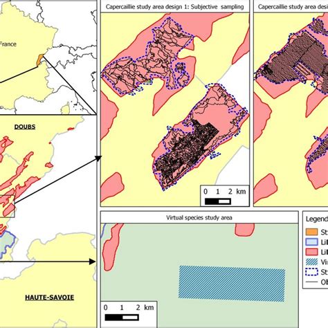 Overview Of The Three Sampling Designs For The Virtual Species Case