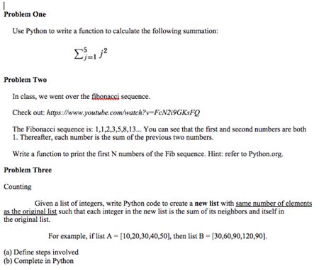 solved problem one use python to write a function to