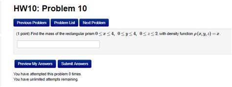 solved hw10 problem 10 previous problem problem listnext