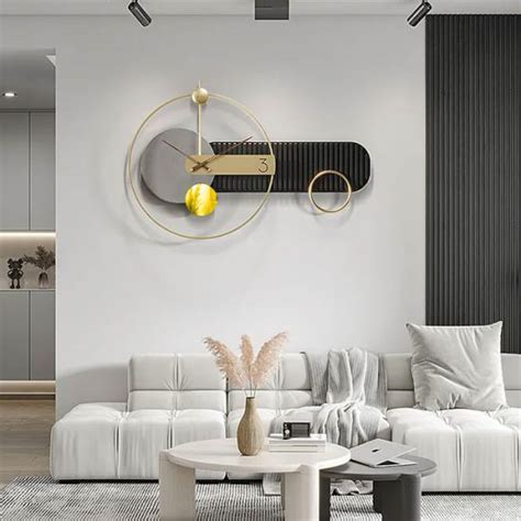 ساعت دیواری فلزی چوبی لوکس الکسا ، فروشگاه اینترنتی النسی