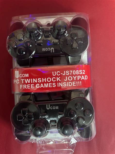 Twin Double Shock Gaming Controller For Computer And Laptop Xenon Computers And Stationery