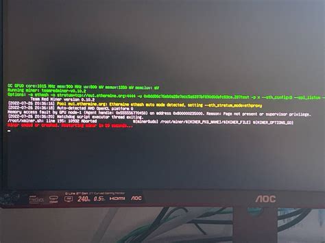 Cant Mine With Linux But Works Flawless With Windows Anything I Could Try Issue Todxx